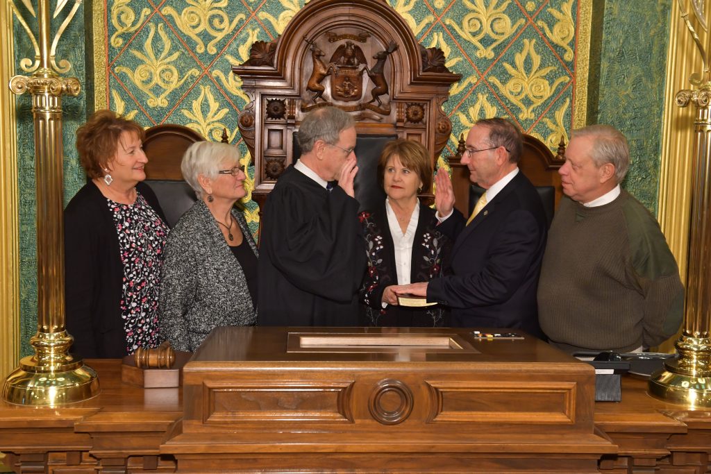 Rep. Brann ceremoniously sworn into office - MI House Republicans