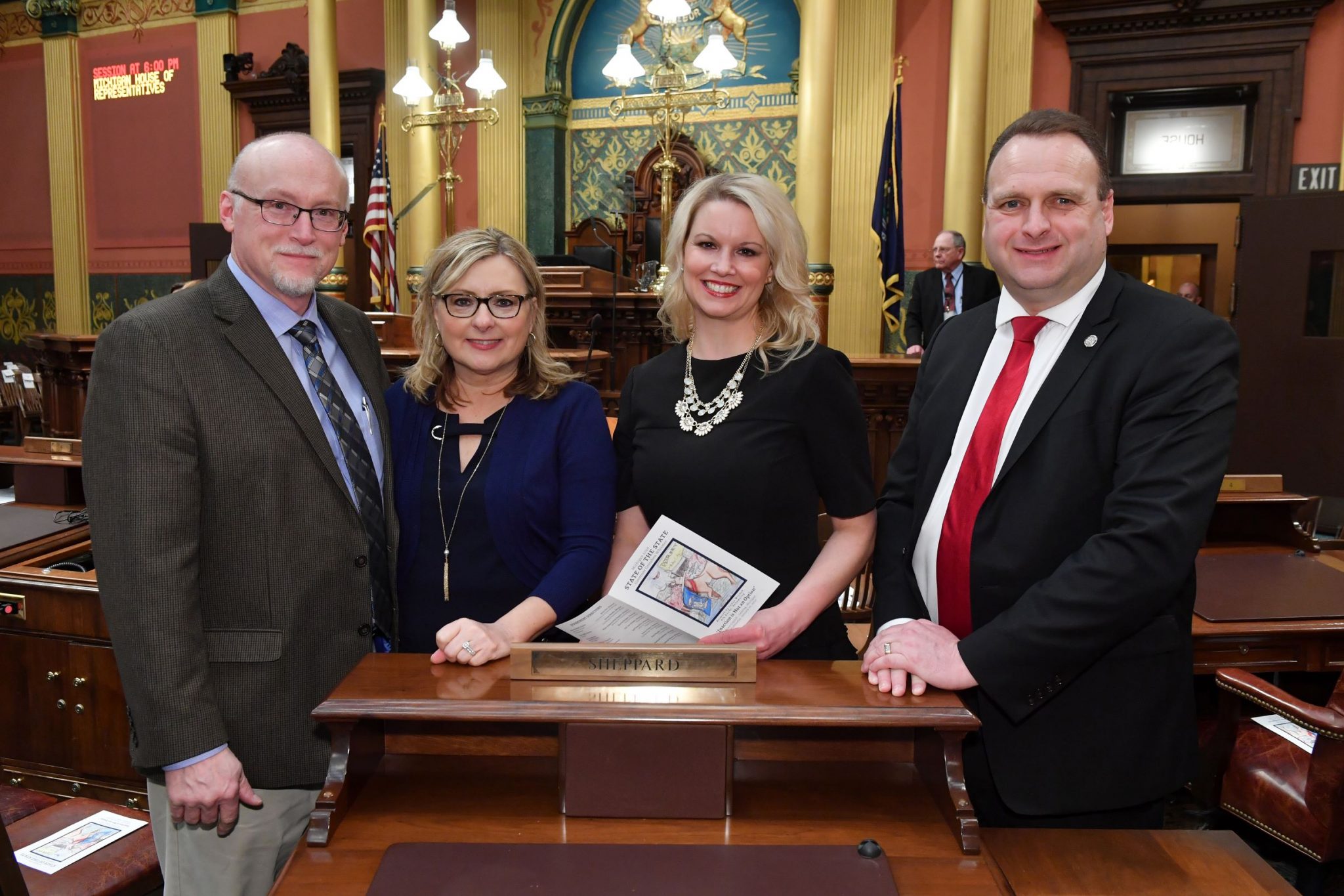 Rep. Sheppard joined by his family for annual State of the State ...