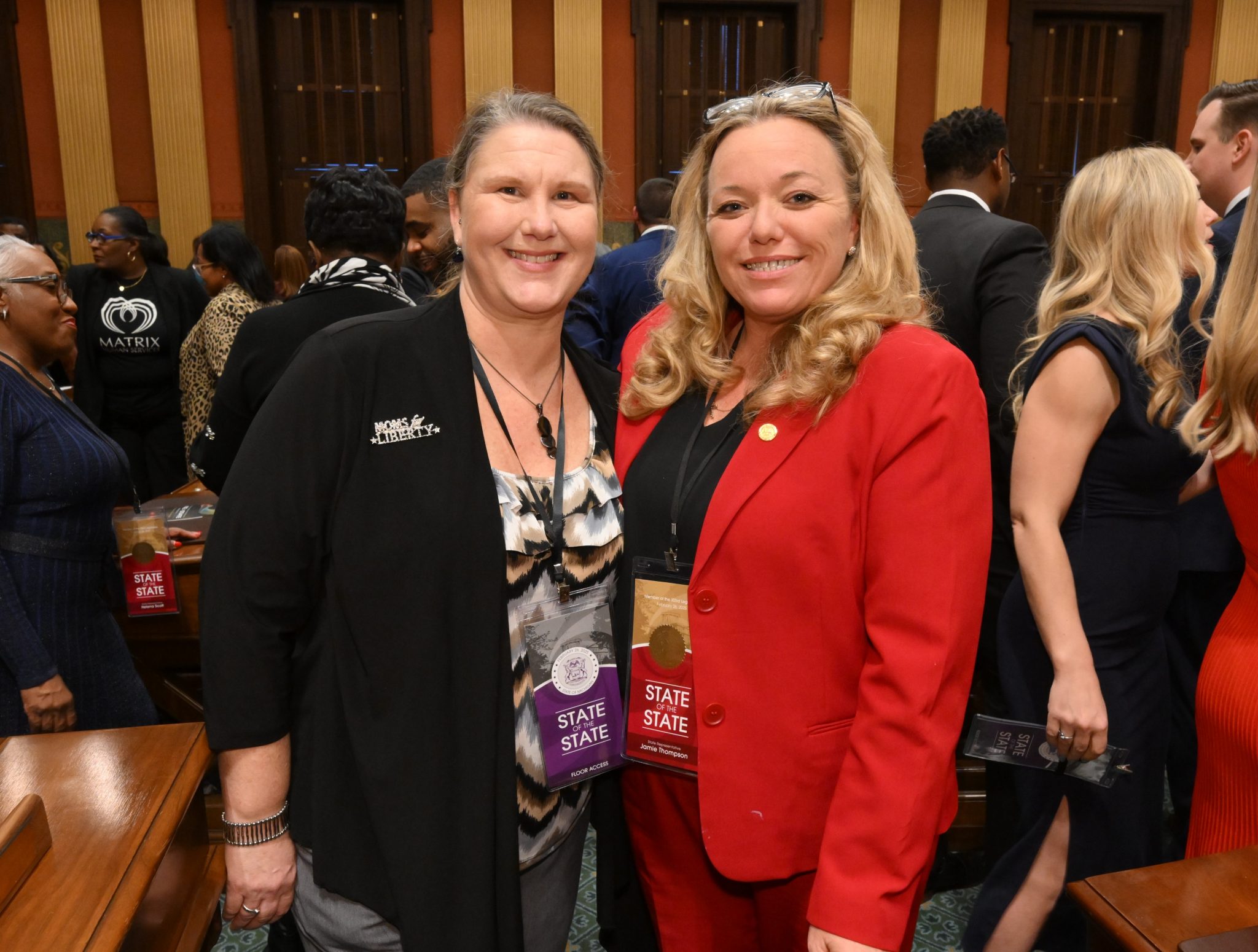 Rep. Thompson welcomes Wayne County Moms For Liberty Chapter Chair to ...